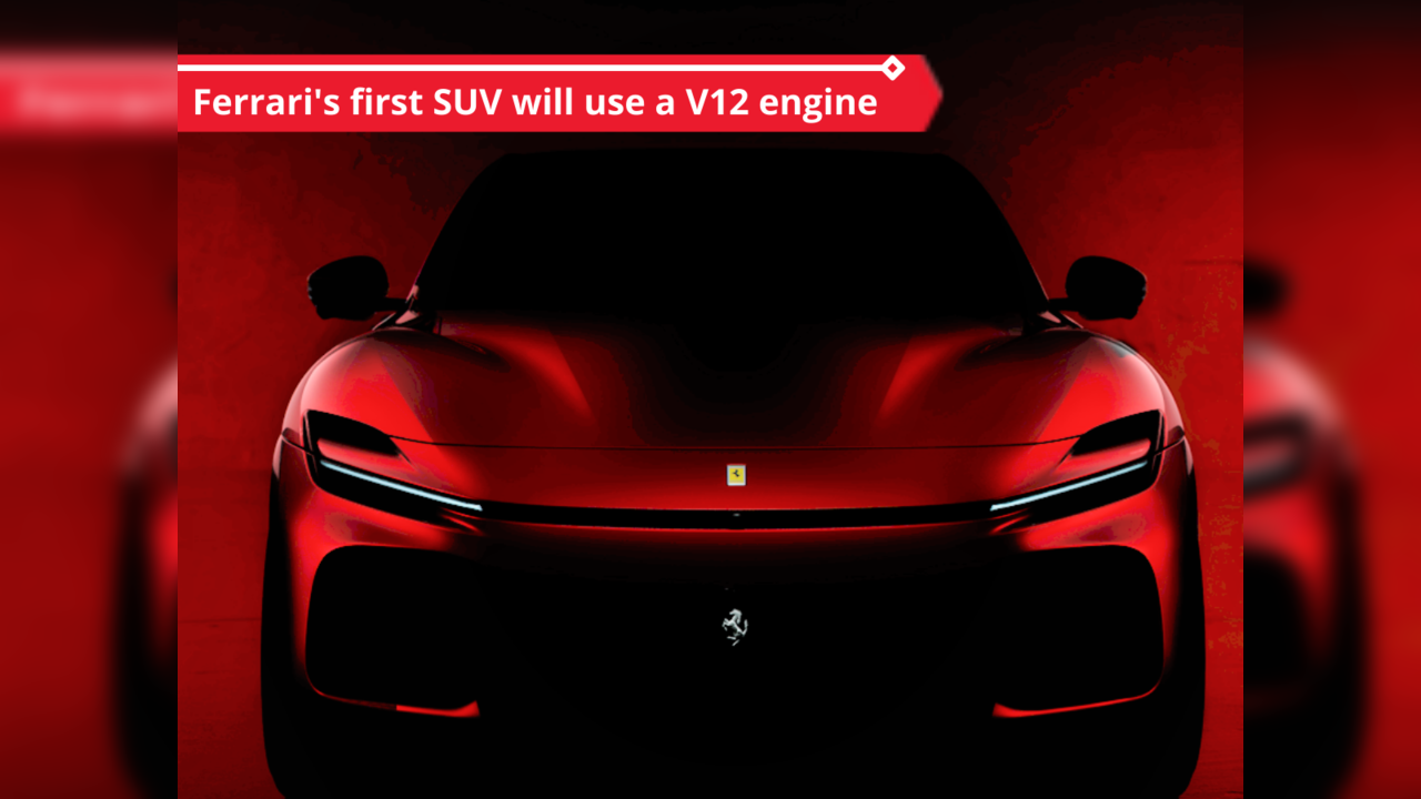 Ferrari Purosangue SUV will be powered by a V12 engine | Car News News ...