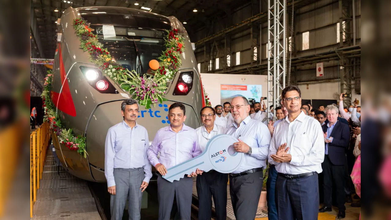 First trainset of India’s first RRTS handed over to NCRTC, likely to ...