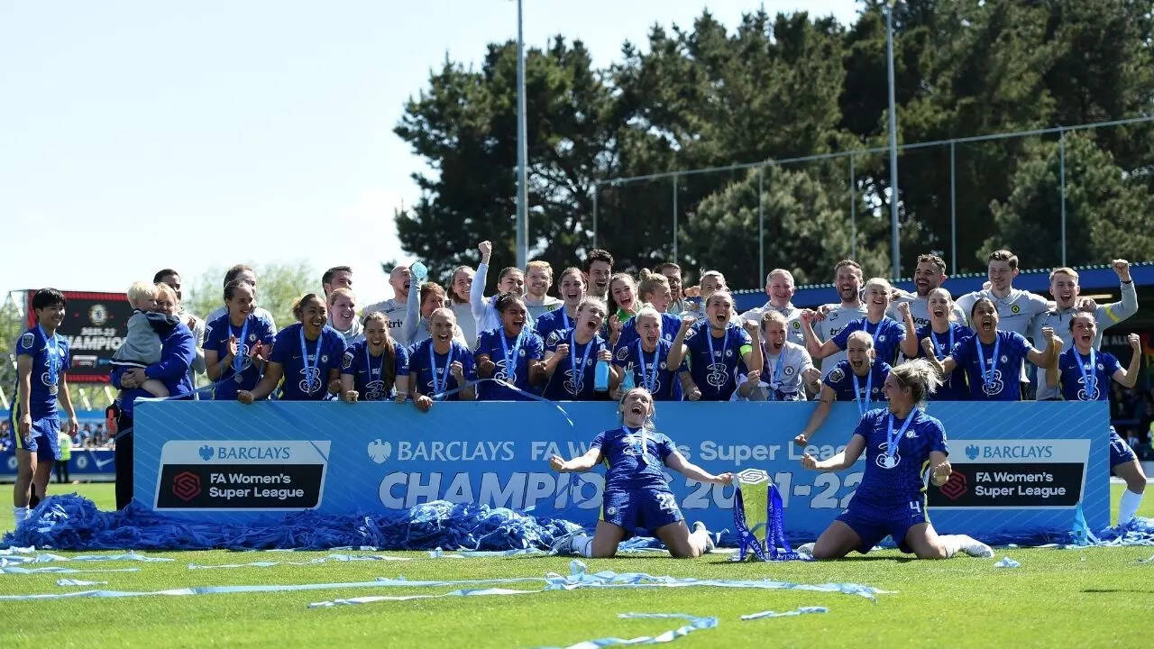Chelsea Women are crowned WSL champions for third time in a row; Sam ...