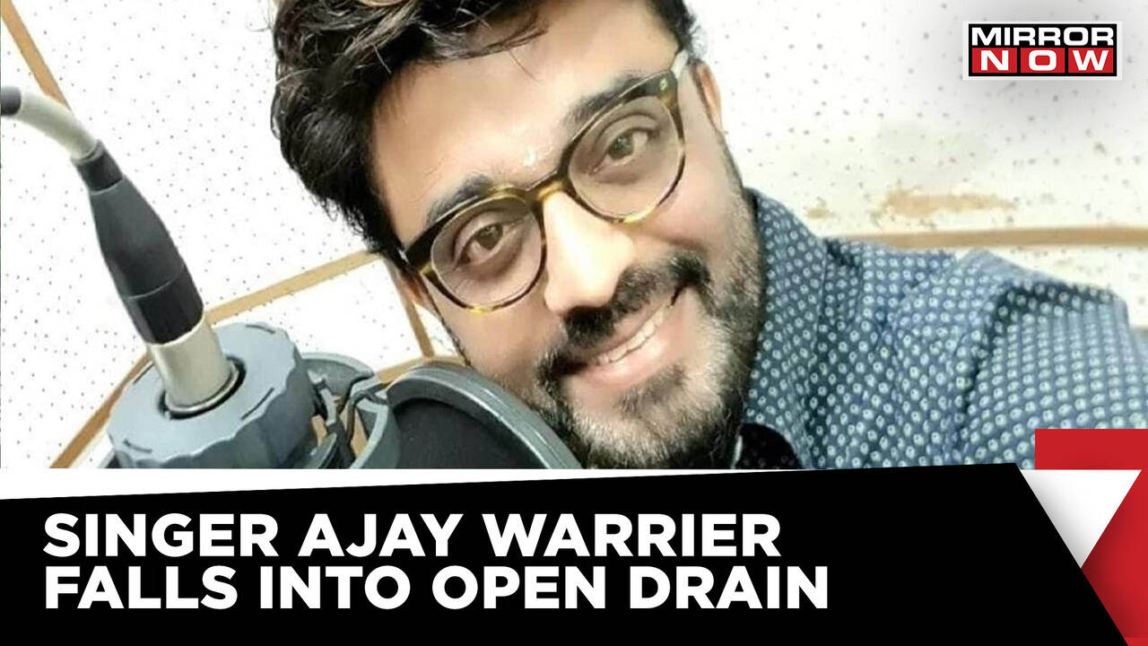 Popular Kannada singer Ajay Warrier falls into Open Drain | Latest News ...
