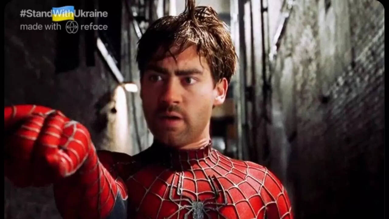 Here is how you can use the Reface app to swing like Spiderman, fight ...