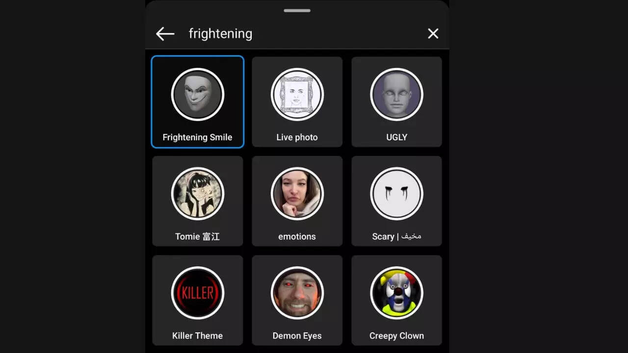 Here is how you can use the new 'Frightening Smile' filter on Instagram ...