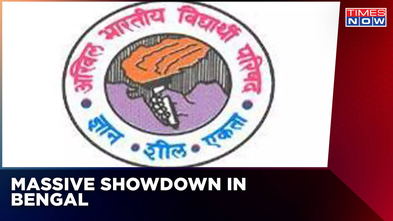 ABVP opens front against state govt. in West Bengal, massive protest at ...