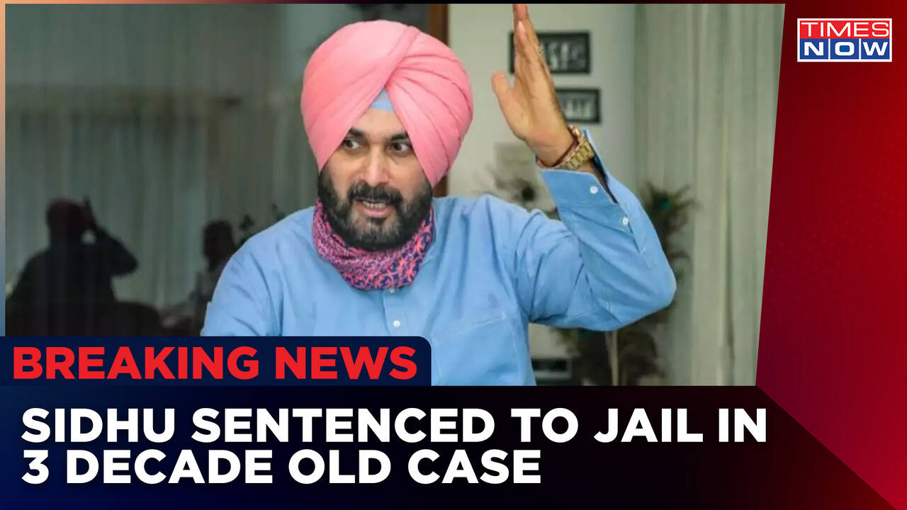 Navjot Singh Sidhu sentenced to jail in three-decade-old road rage case ...