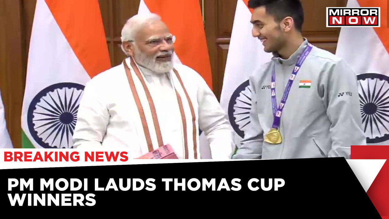 Thomas Cup Triumph: Pm Modi Interacts And Congratulates Thomas Cup ...