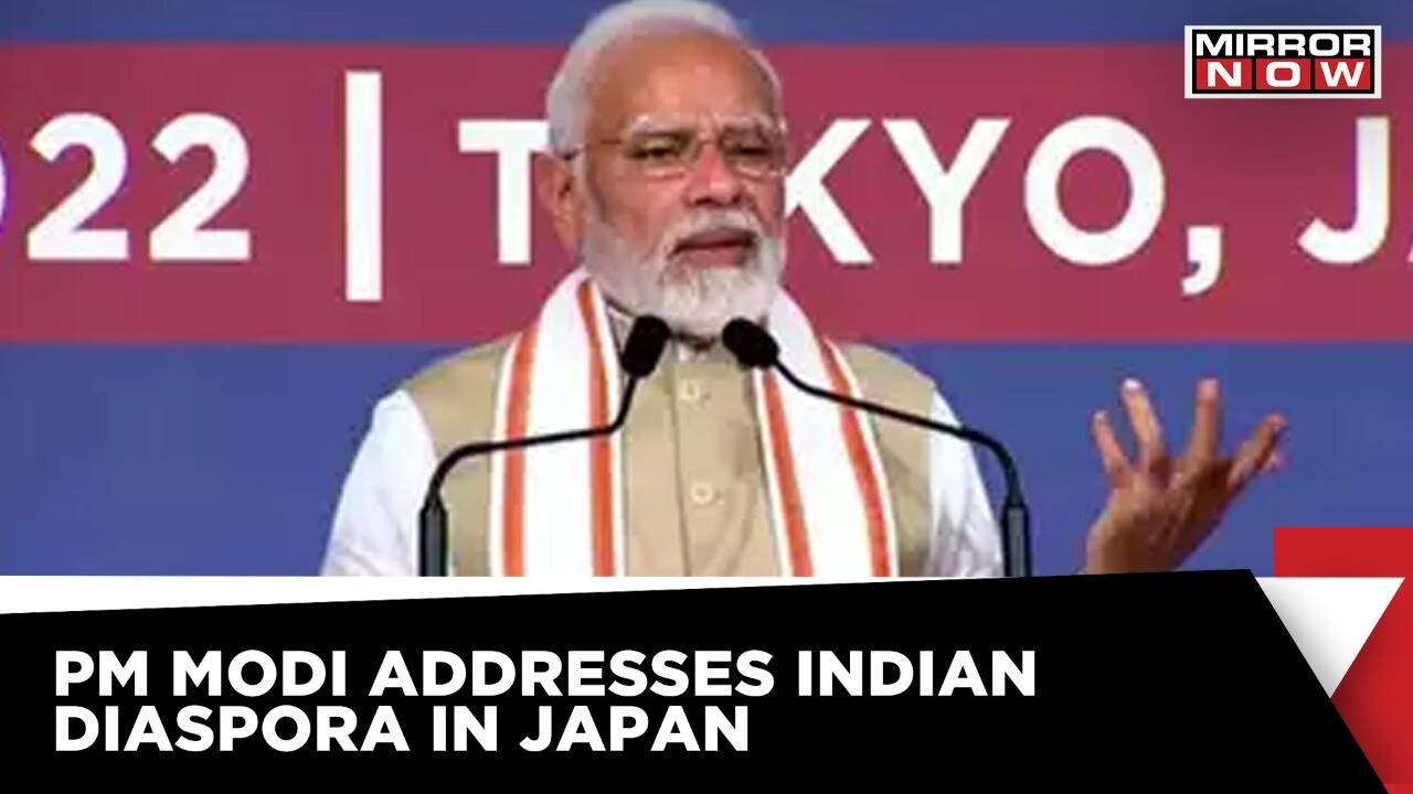 PM Narendra Modi Addresses Indian Diaspora In Tokyo, Japan | PM Modi ...