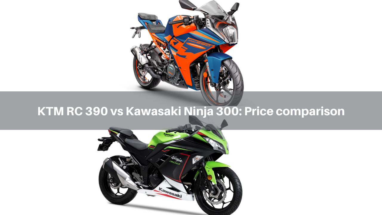 2022 KTM RC 390 vs 2022 Kawasaki Ninja 300: Price comparison | Bike ...