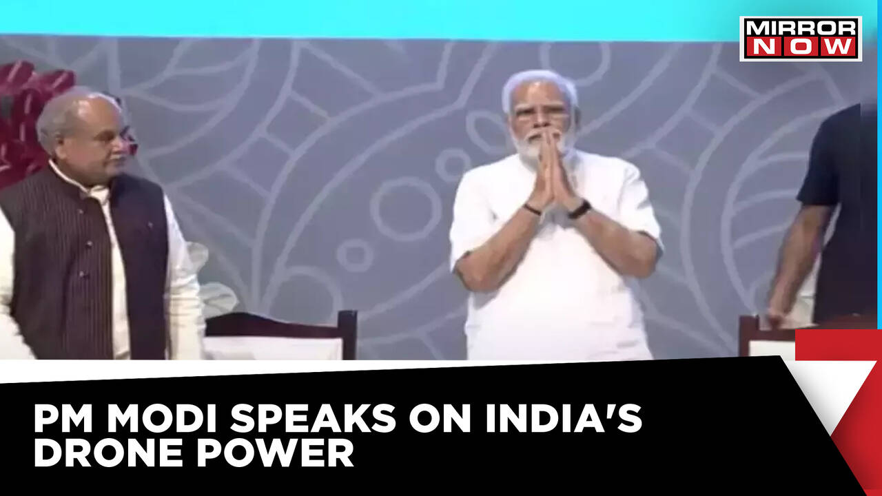 India's biggest drone festival | PM Modi inaugurates drone festival ...