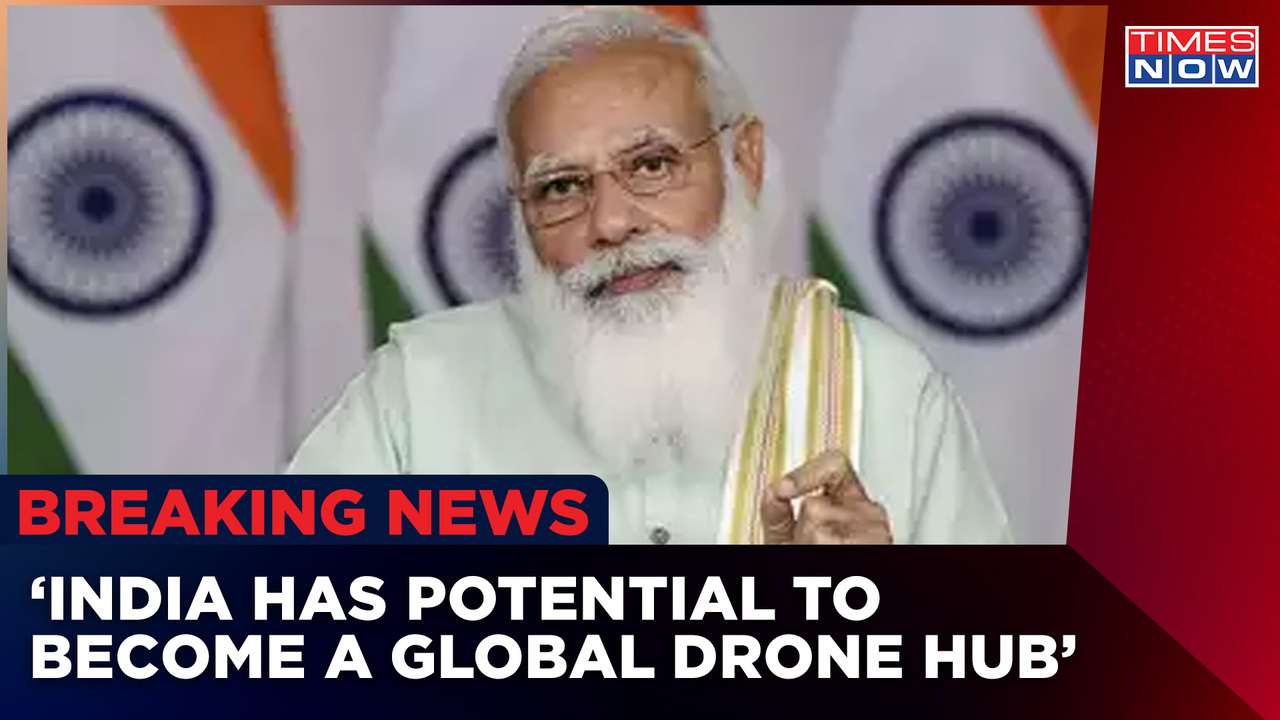 'Drone technology will help villages to develop', says PM Modi | Mega ...