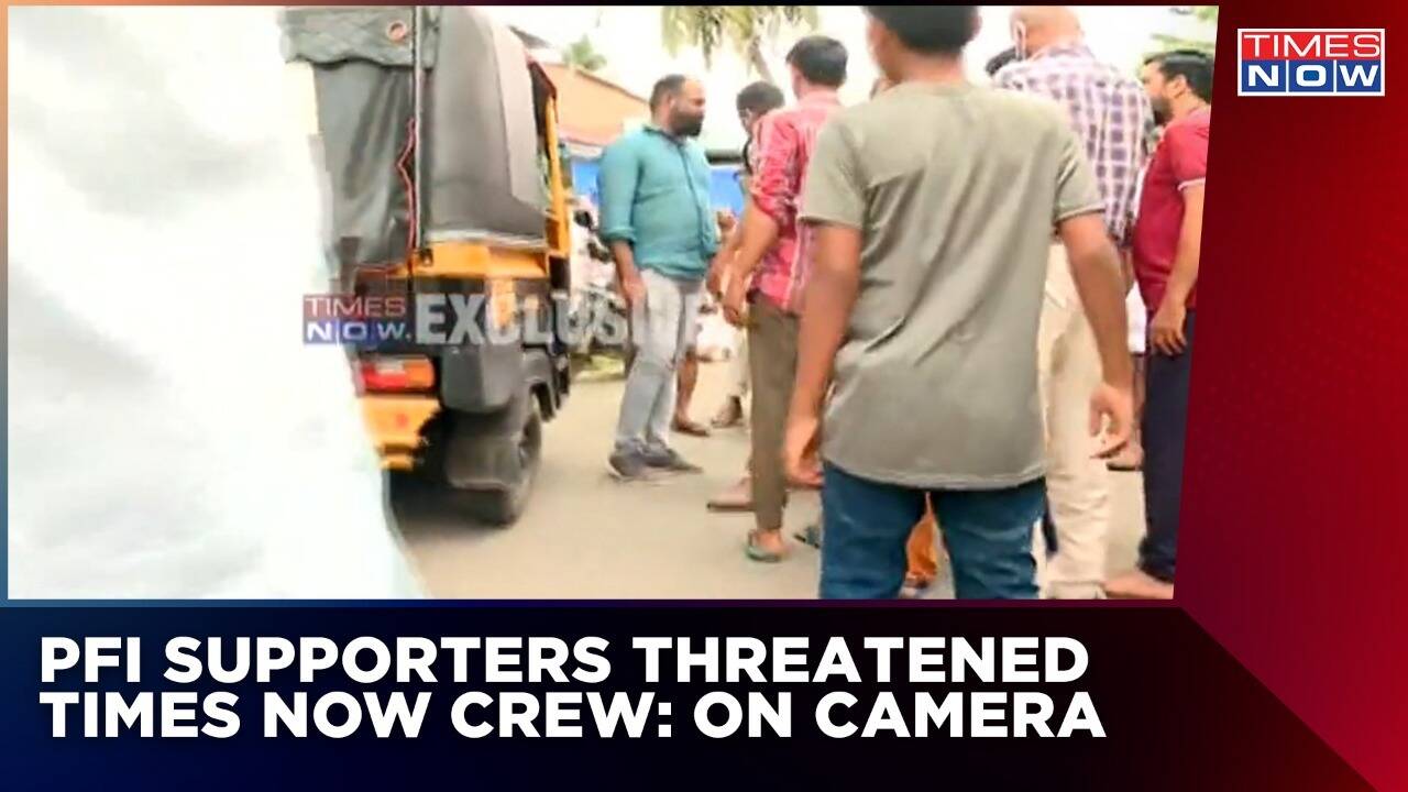 PFI Provoked And Threatened Times Now Crew On Camera | Breaking News ...