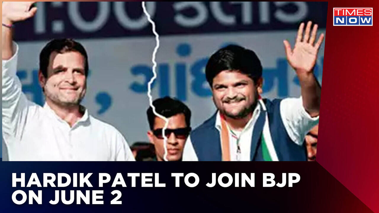 Hardik Patel To Join BJP On June 2 | Hardik Patel Quits Congress ...