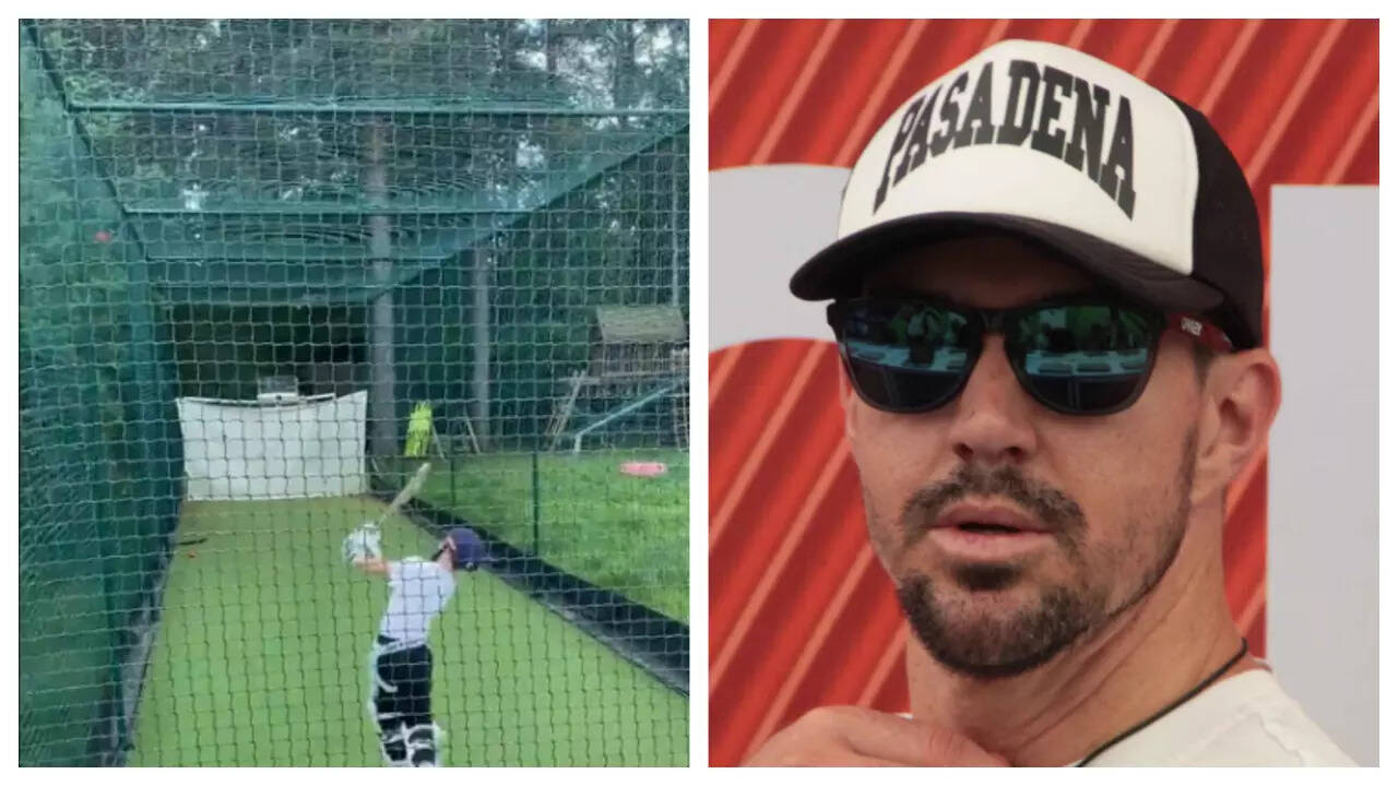 Watch: Kevin Pietersen posts adorable clips of his son batting in nets ...