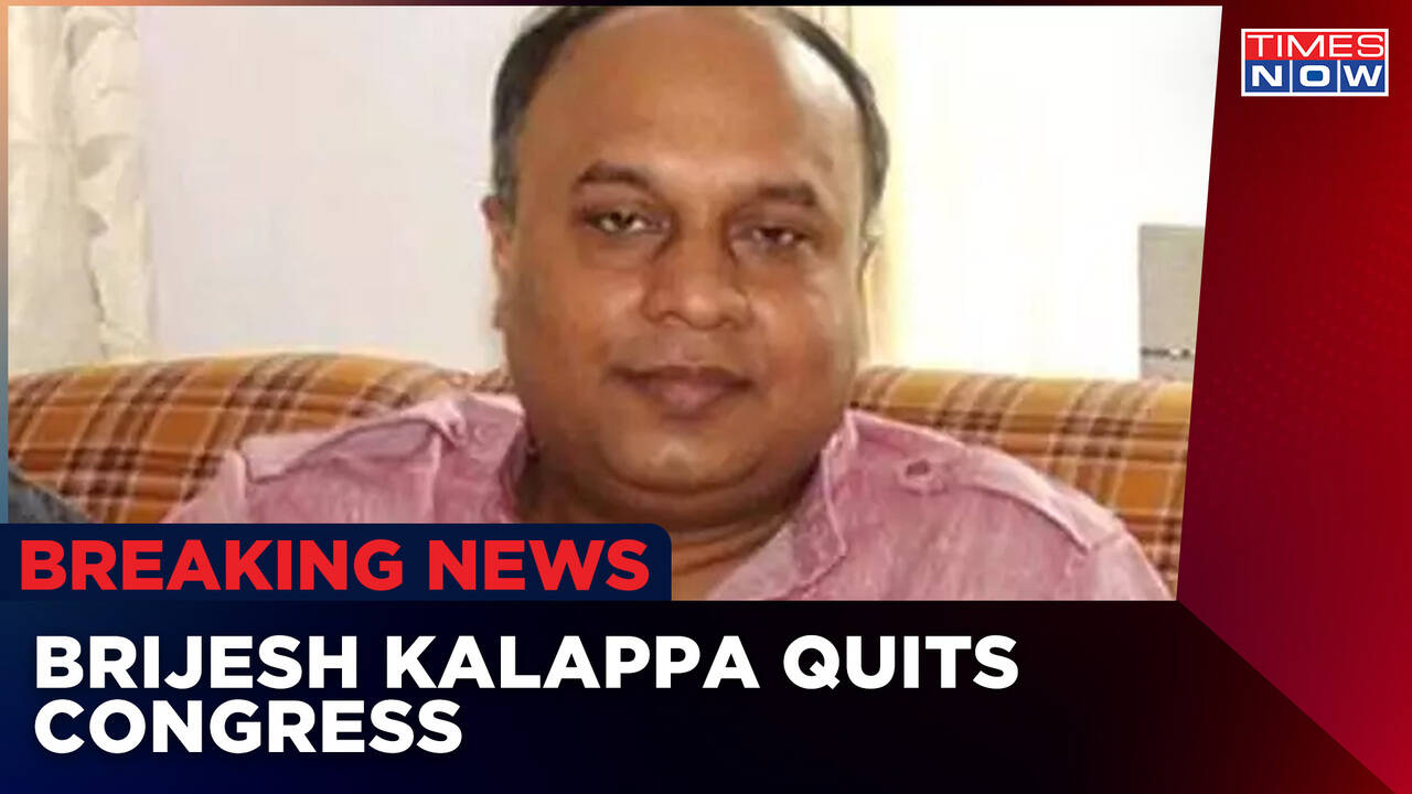 Brijesh Kalappa Resigns Congress Citing 'Lack Of Energy & Enthusiasm ...