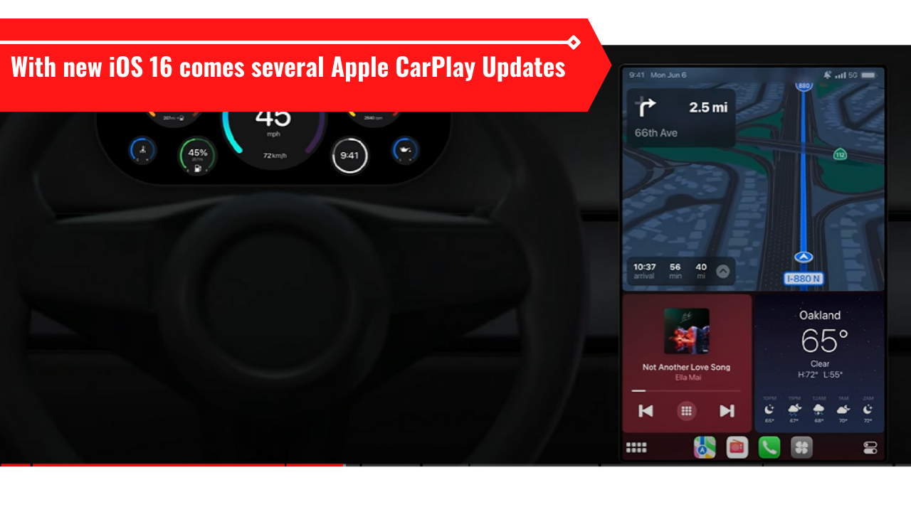 Apple CarPlay gets update with new iOS 16