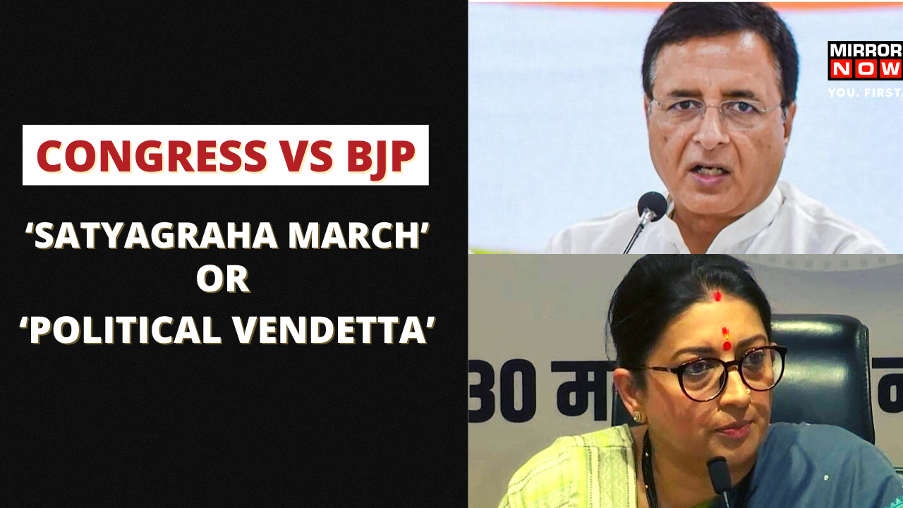 Congress vs BJP | Congress Criticised For Using ‘Satyagraha March’ As ...