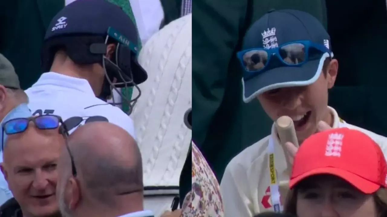 That was me 20 years ago: Joe Root makes kid's day by signing bat ...
