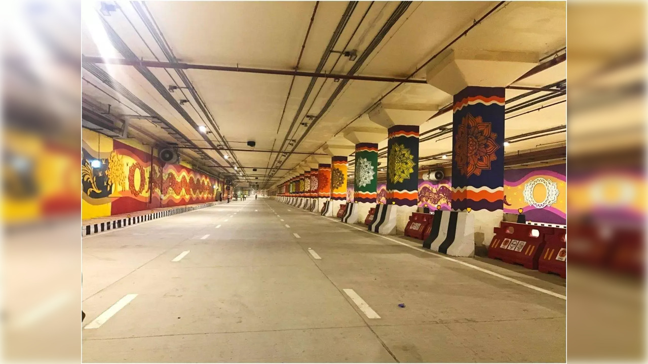 Main tunnel, 5 underpasses of Pragati Maidan Integrated Transit ...