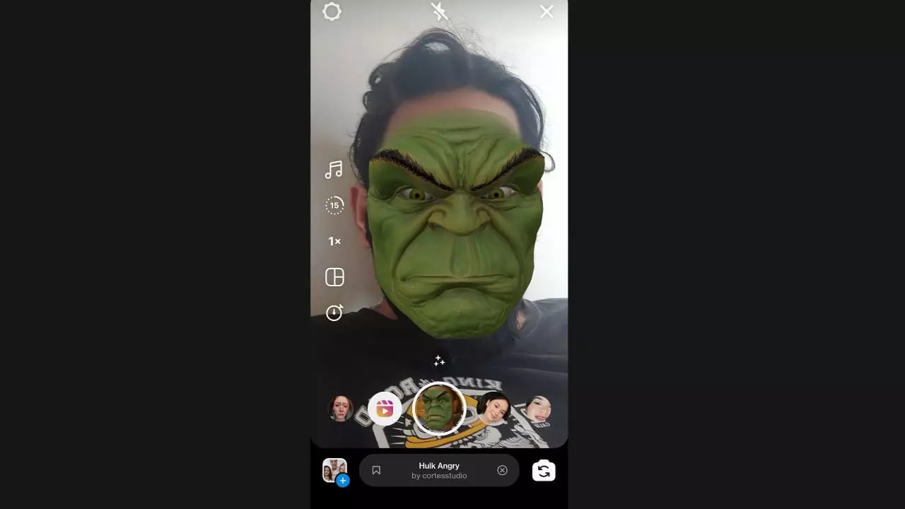 Here is how you can use the 'Hulk Angry' face filter to create ...