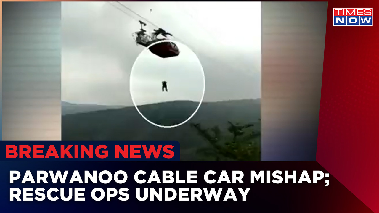 Cable car stranded mid-way in Parwanoo; 5 people rescued | Rescue Ops ...