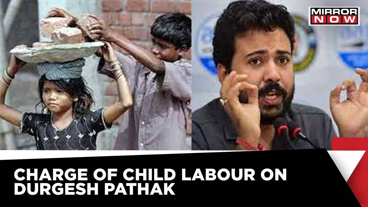 Charge Of Child Labour On Durgesh Pathak | BJP: Children Used To ...