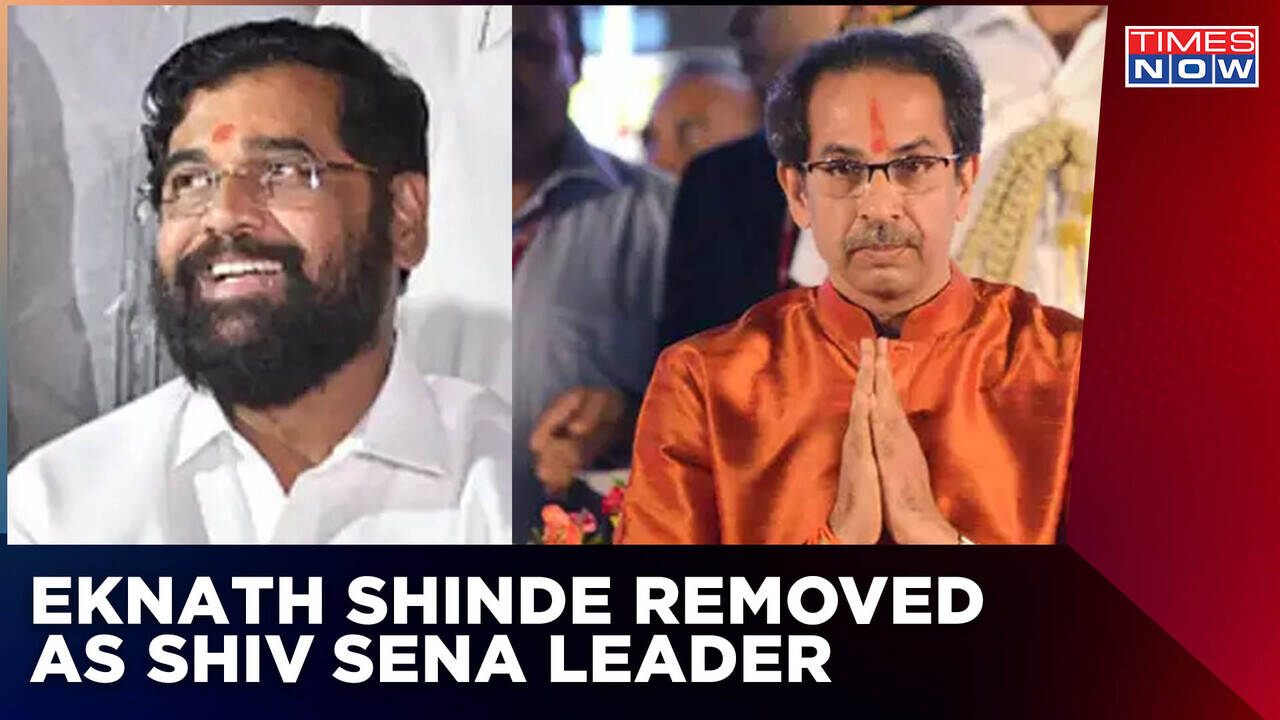 Breaking News: Eknath Shinde Removed As Shiv Sena Legislative Party Leader In Maharashtra ...