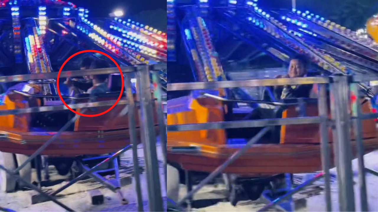 Spooky! Boy disappears on fairground ride and everyone's baffled- Watch ...