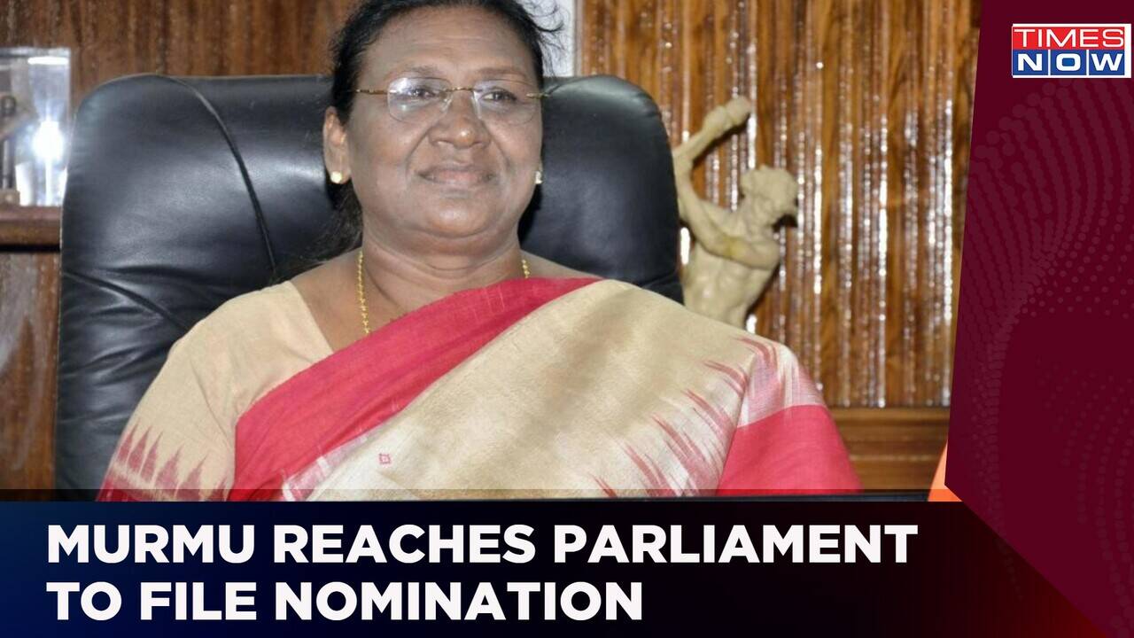 NDA Presidential Candidate Draupadi Murmu Files Nomination; Flanked By Top NDA Leaders | Times ...