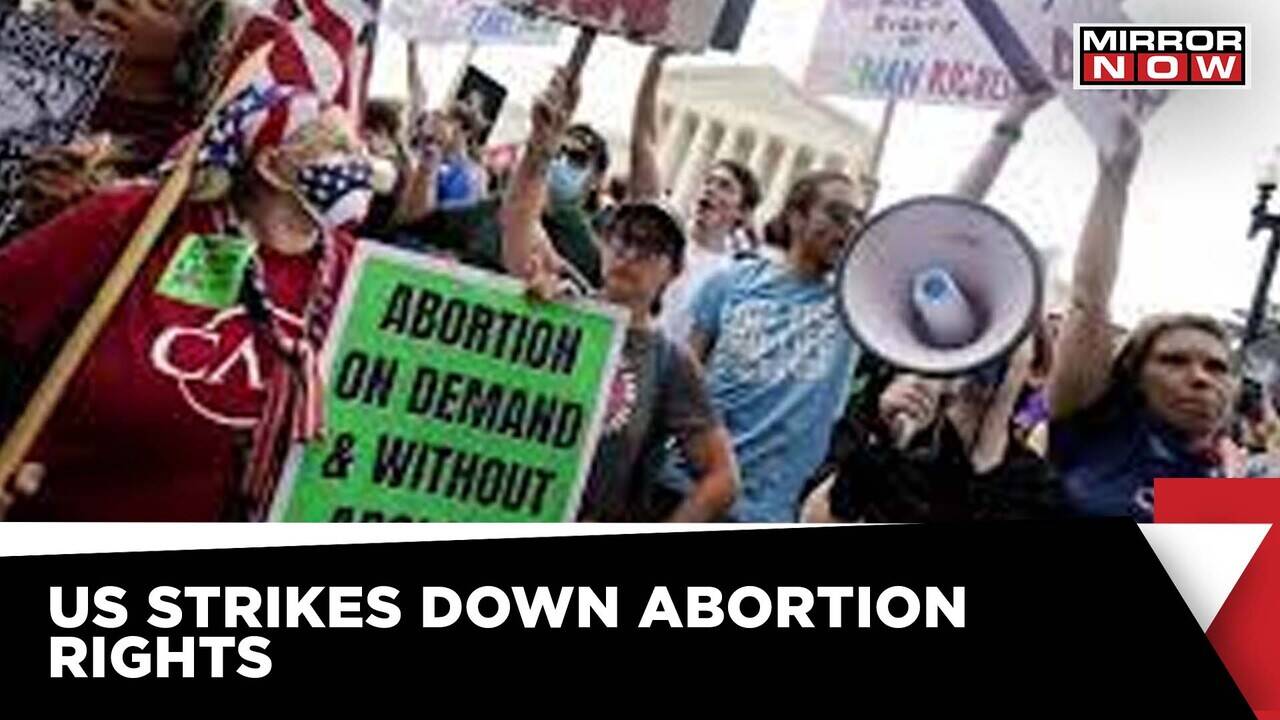 Landmark Ruling Overturned | U.S Strikes Down Abortion Rights | Latest ...