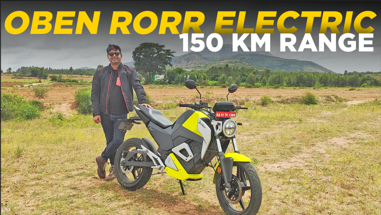 Oben Rorr Electric Motorcycle | 200 Km Claimed Range| Ride Review ...