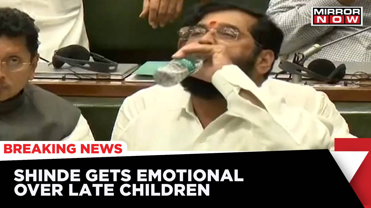 CM Eknath Shinde Gets Emotional Remembering His Children's Demise In ...