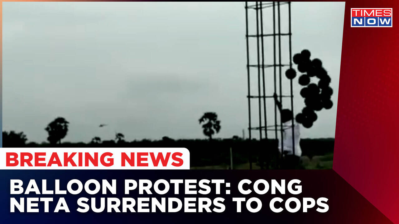 Black Balloon Protest Row: Congress Neta Surrenders To Police ...