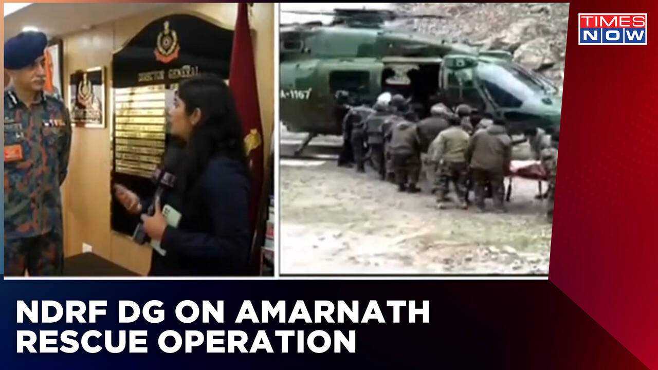 Amarnath Tragedy | NDRF DG Atul Karwal Speaks On Ongoing Rescue Operation In Amarnath