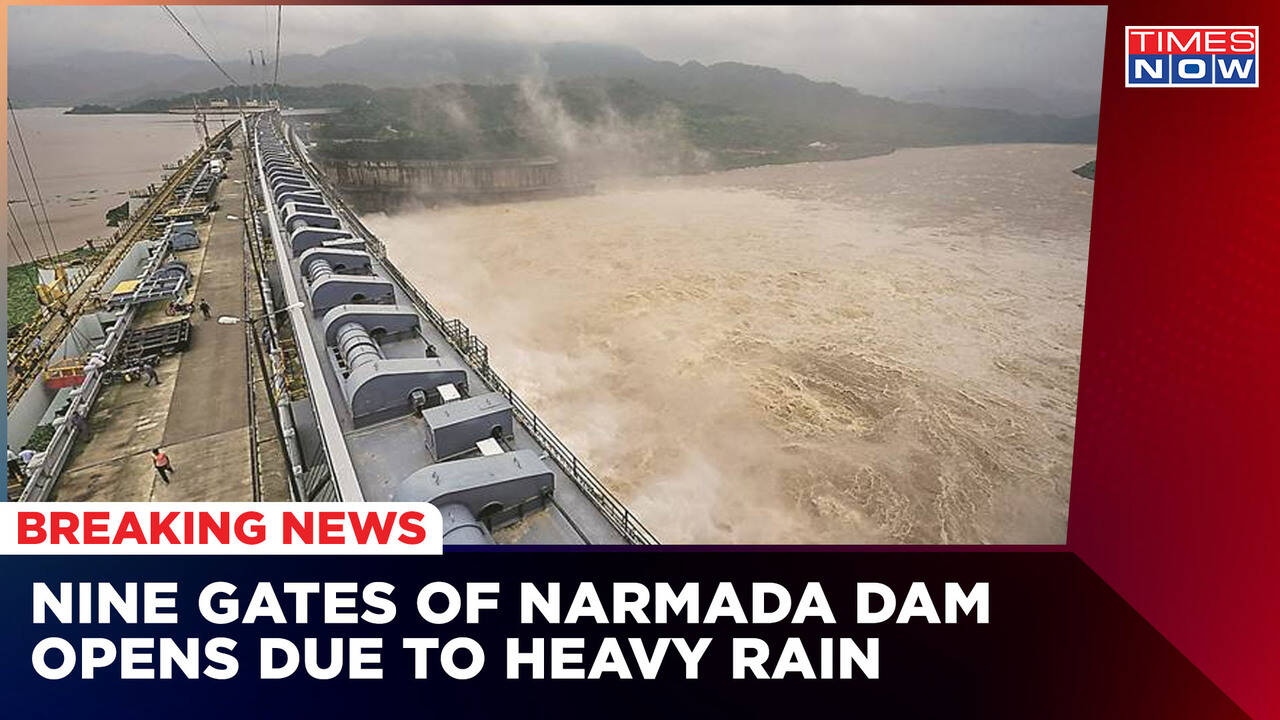 Monsoon Mayhem Hits Hard In Gujarat, Karjan Dam Doors Open Due To Heavy ...