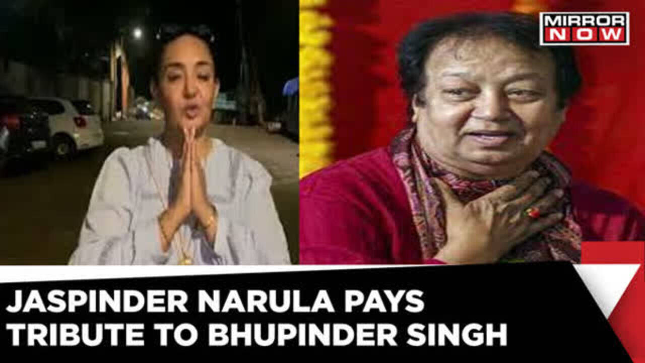 Jaspinder Narula Pays Tribute to Legendry Singer Bhupinder Singh ...