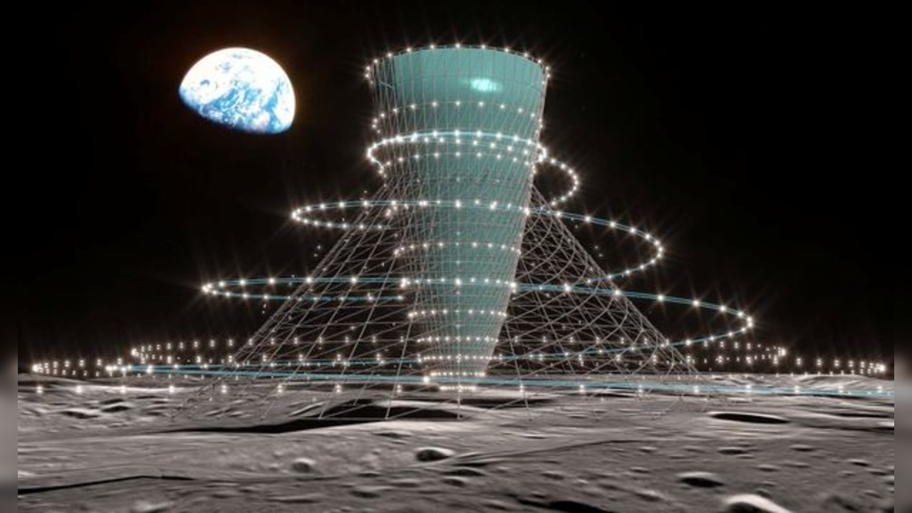 'Lunar city' with its own ecosystem will allow babies to be born on the ...