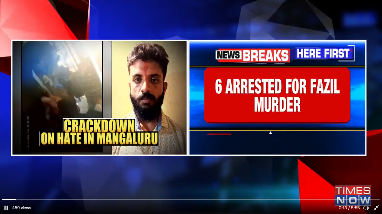 Karnataka: Six held in Fazil murder case in Mangaluru | India News ...