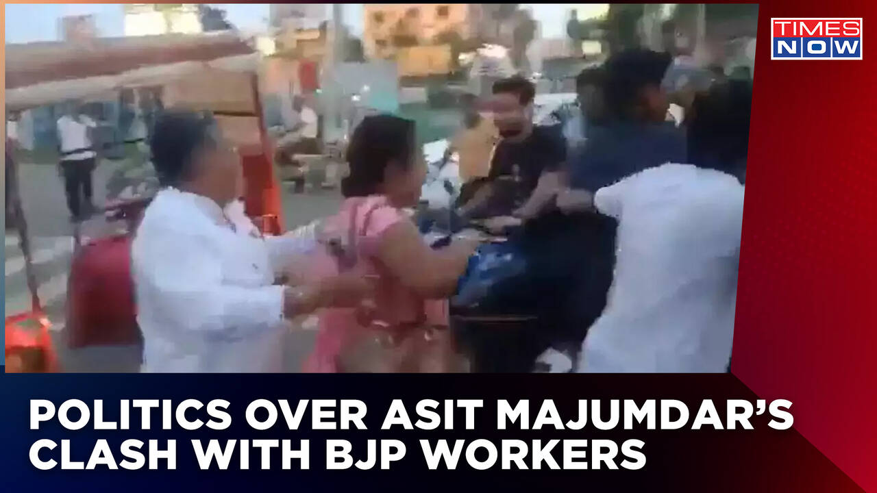 Poltics Erupts Over TMC MLA Asit Majumdar's Clash With BJP Workers ...