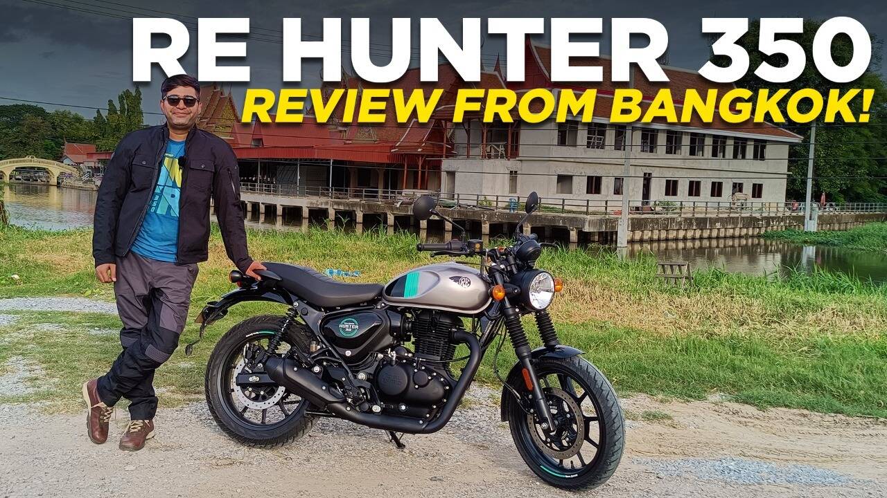 Royal Enfield Hunter 350 | First Ride Review from Bangkok! | Times ...