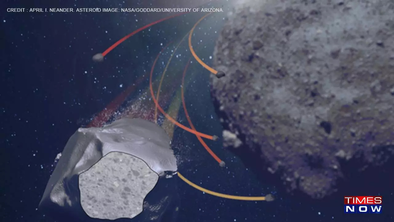 Pebble-shooting asteroid?, Researchers find a meteorite with scars as ...