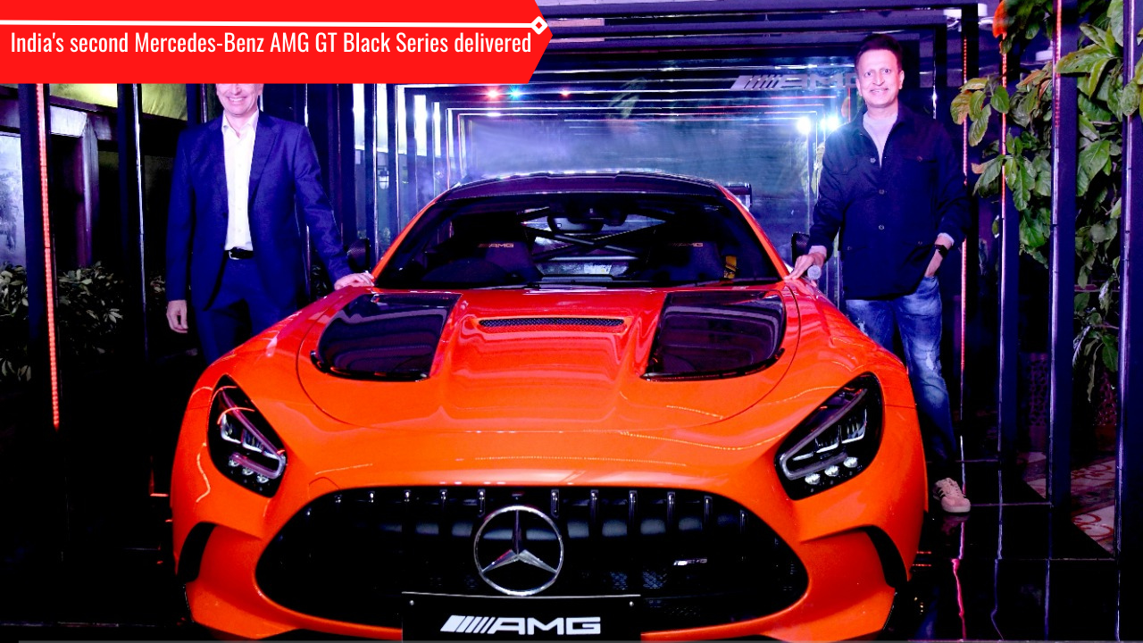 India's second Mercedes-Benz AMG GT Black Series delivered | Car News ...