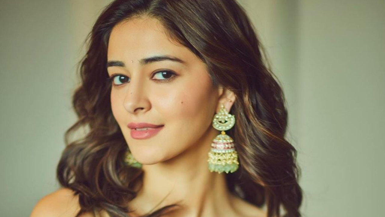 Liger actress Ananya Pandey looks like a doll in autumn leaves lehenga ...