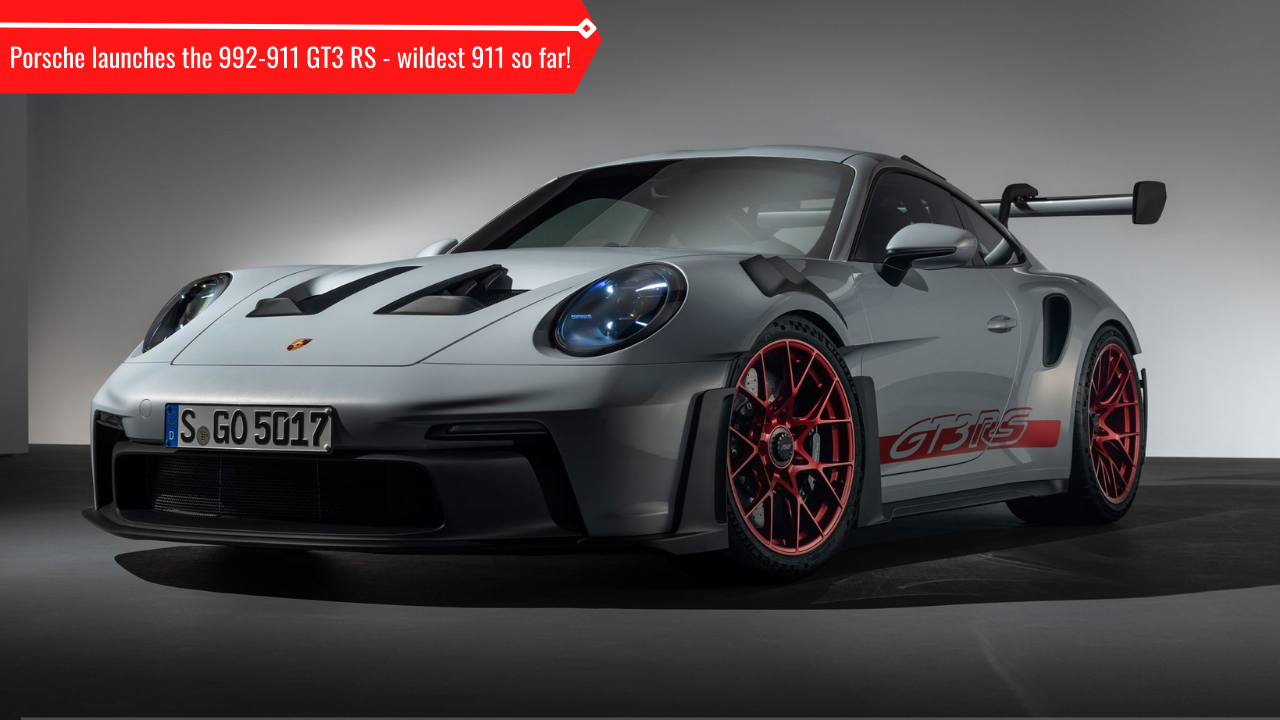 Porsche s Latest 992 generation 911 GT3 RS Generates Almost 900 Kg Of