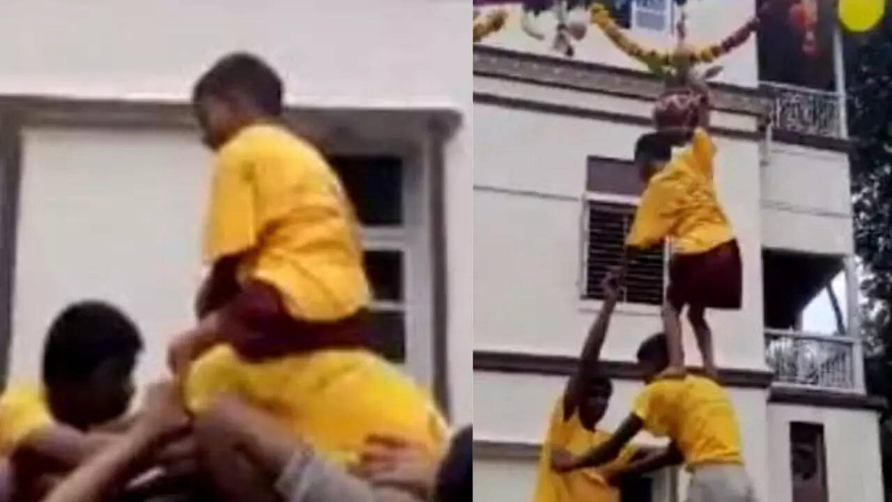 Visually-impaired children participating in 'Dahi Handi' inspire many ...
