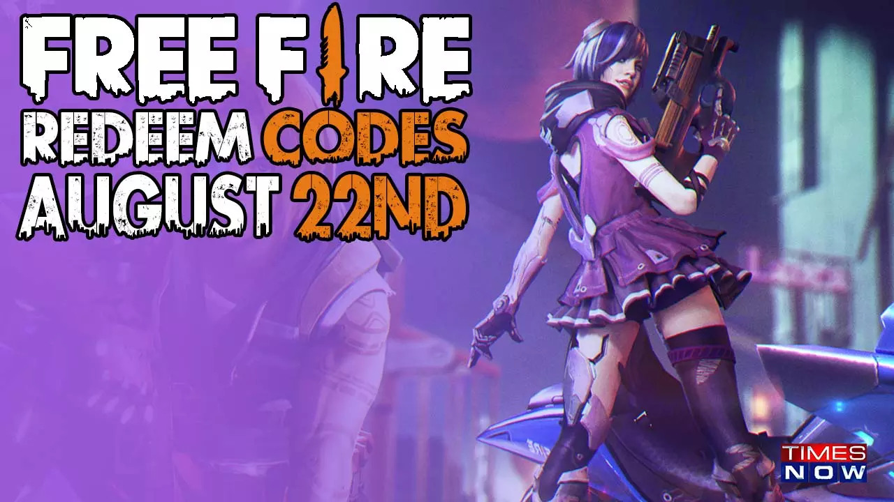 Garena Free Fire [All Working] redeem codes for 22nd August 2022 ...
