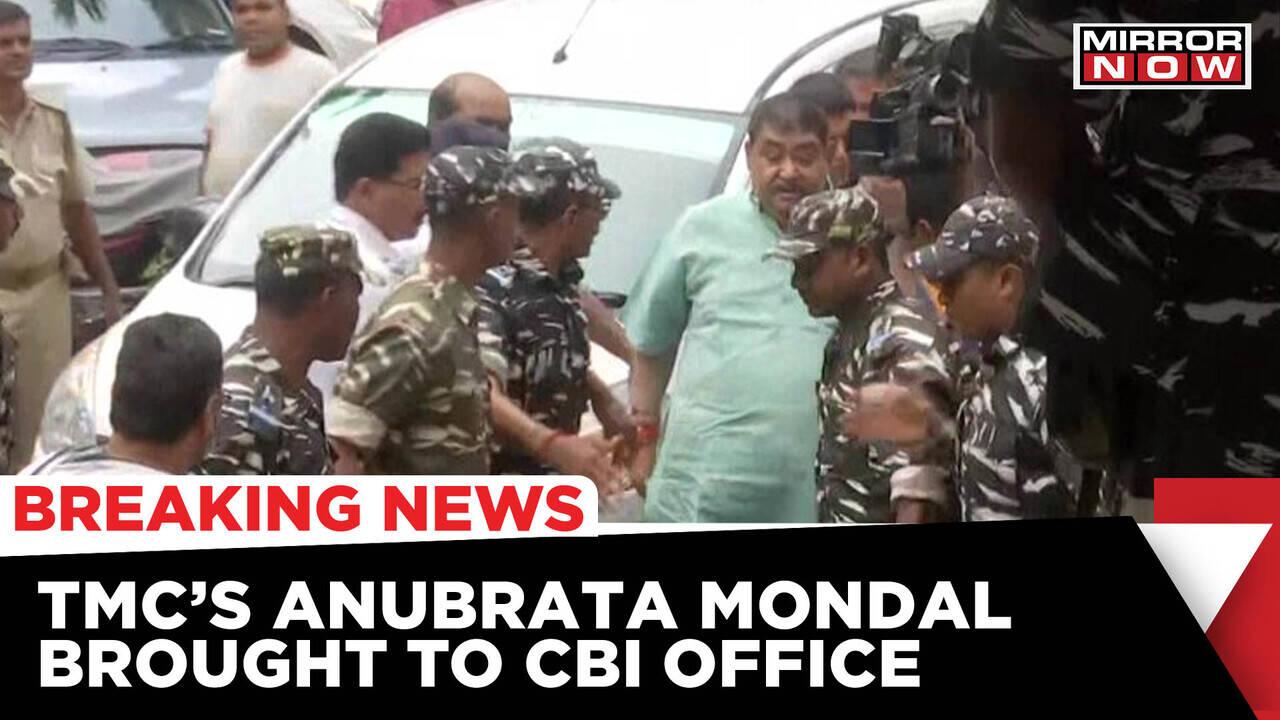 West Bengal Cattle Smuggling Case: TMC's Anubrata Mondal Brought To CBI Office In Kolkata ...