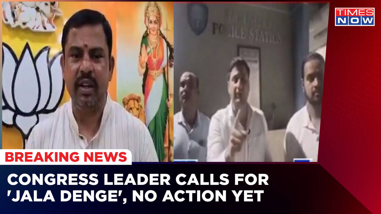 No Action Taken Against Congress Leader Rashid Khan Over 'Jala Denge ...