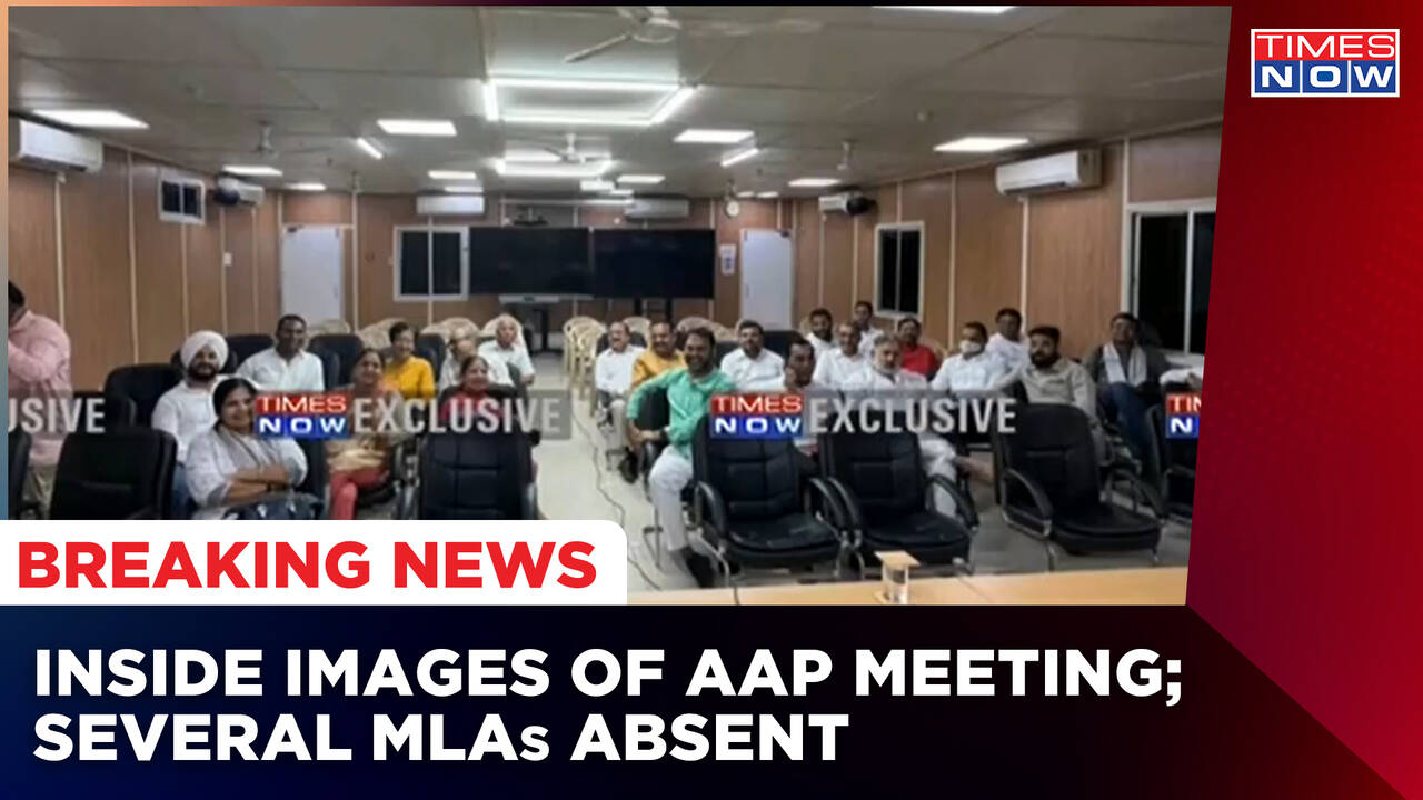 Inside Images Of AAP Meeting, Almost Half Of The MLAs Absent From ...