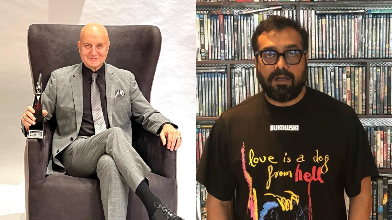 Anupam Kher reacts to Anurag Kashyap's comment about Bollywood films not working, says 'What ...