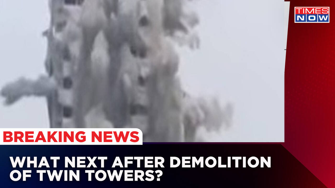 Reactions Of Officials After Demolition Of Twin Towers In Noida | After ...