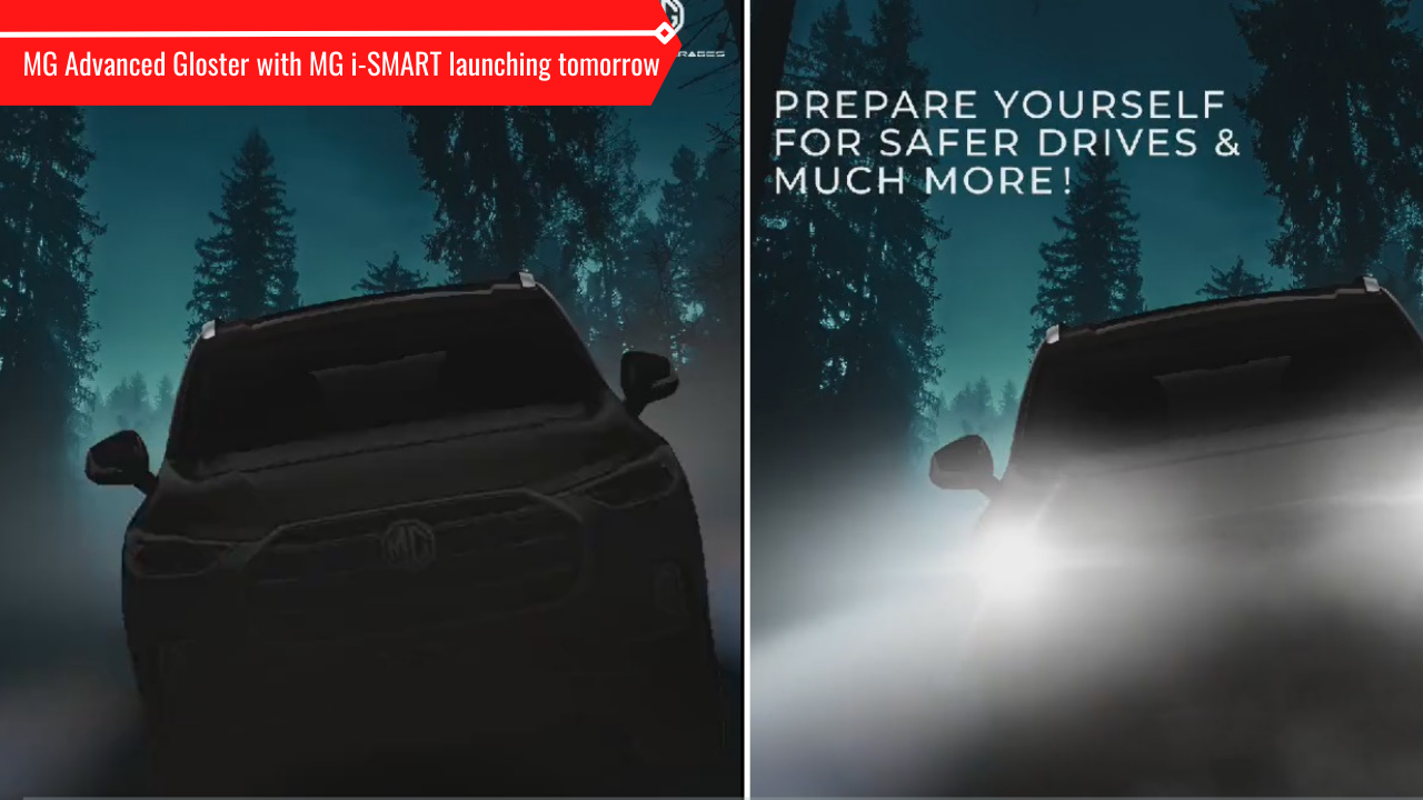 MG Advanced Gloster with MG i-SMART launching tomorrow | Car News News ...